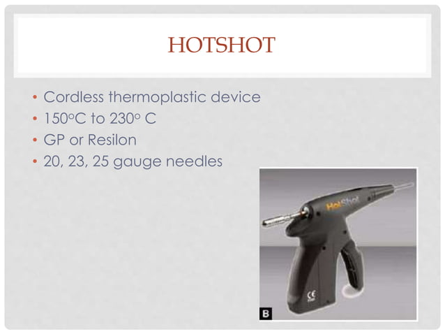 Techniques of Root Canal Obturation | PPTX | Medical Health