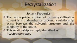 Techniques in Organic Chemistry | PPT