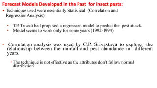 pest forecasting models | PPTX