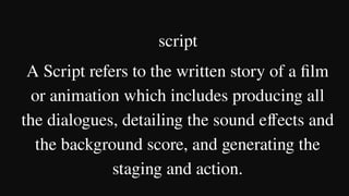 digital animation power point on animation techniques | PPTX