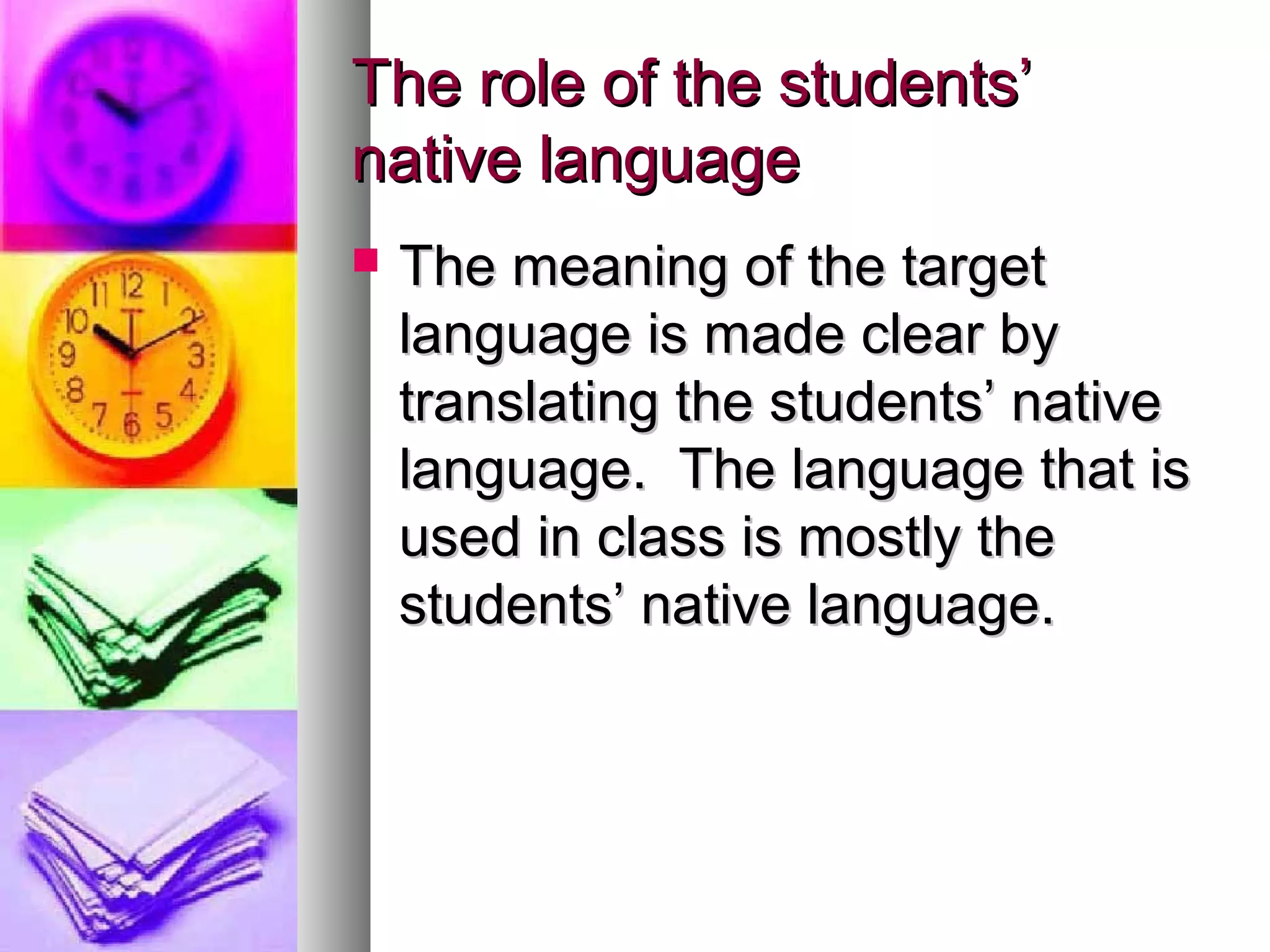 Techniques and principles in language teaching | PPT