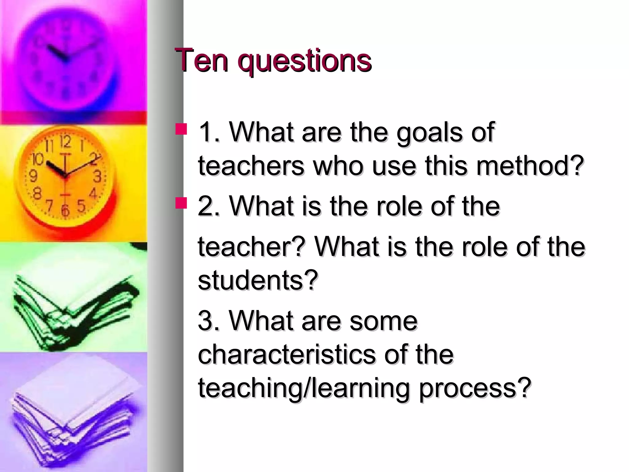 Techniques and principles in language teaching | PPT