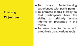 Techniques and Tools for fact-checking | PDF