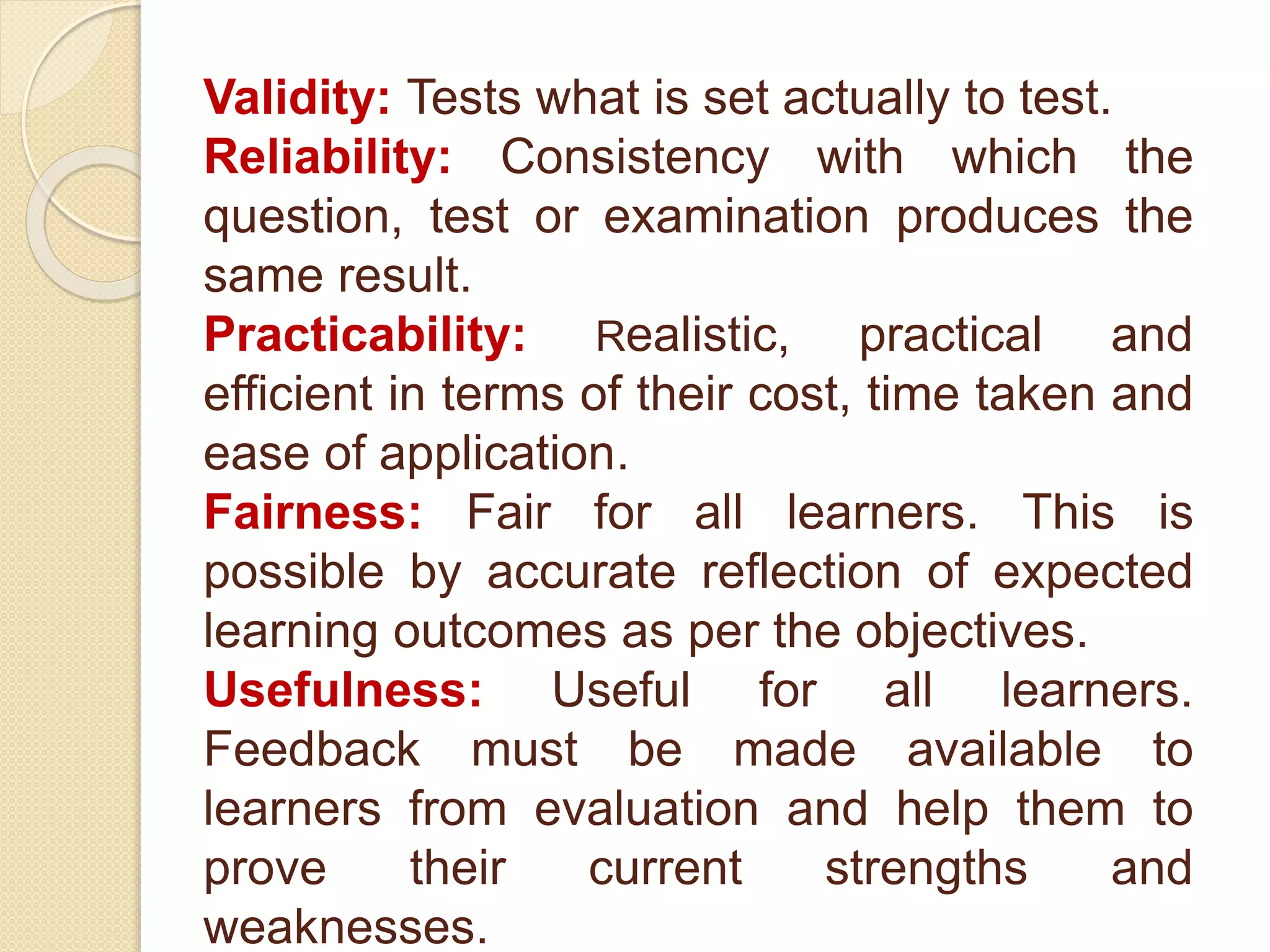 Techniques and tools of evaluation prabhuswamy m | PPSX