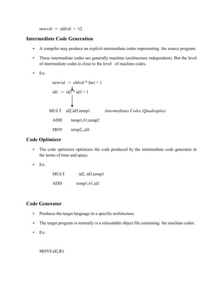 Techniques & applications of Compiler | DOCX