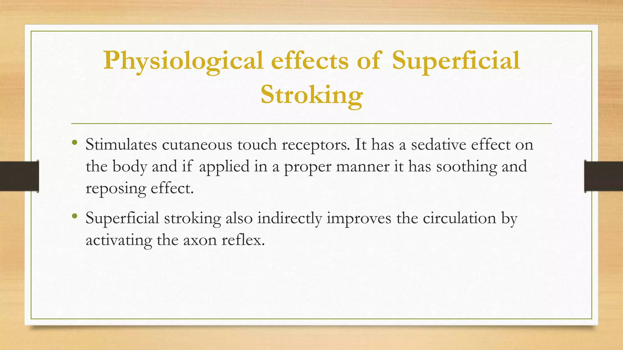 Basic Techniques of therapeutic Massage | PPTX