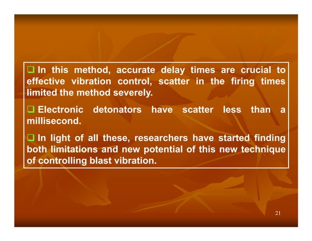 Techniques of Controlled Blasting | PDF
