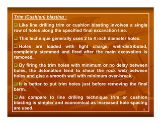 Techniques of Controlled Blasting | PDF