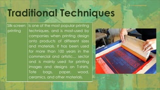 Techniques Contemporaray Philippine Artspptx | PPTX