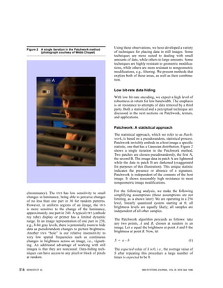 Techniques for data hiding p | PDF