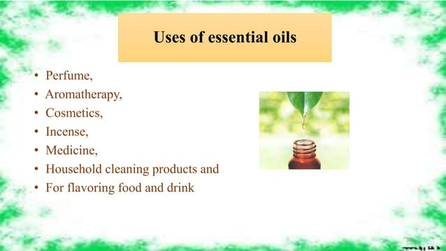 Techniques for extraction of essential oils | PPTX | Gardening | Home & Garden