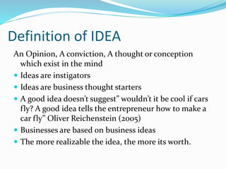 Techniques for Generating Business Ideas for Growth | PPTX