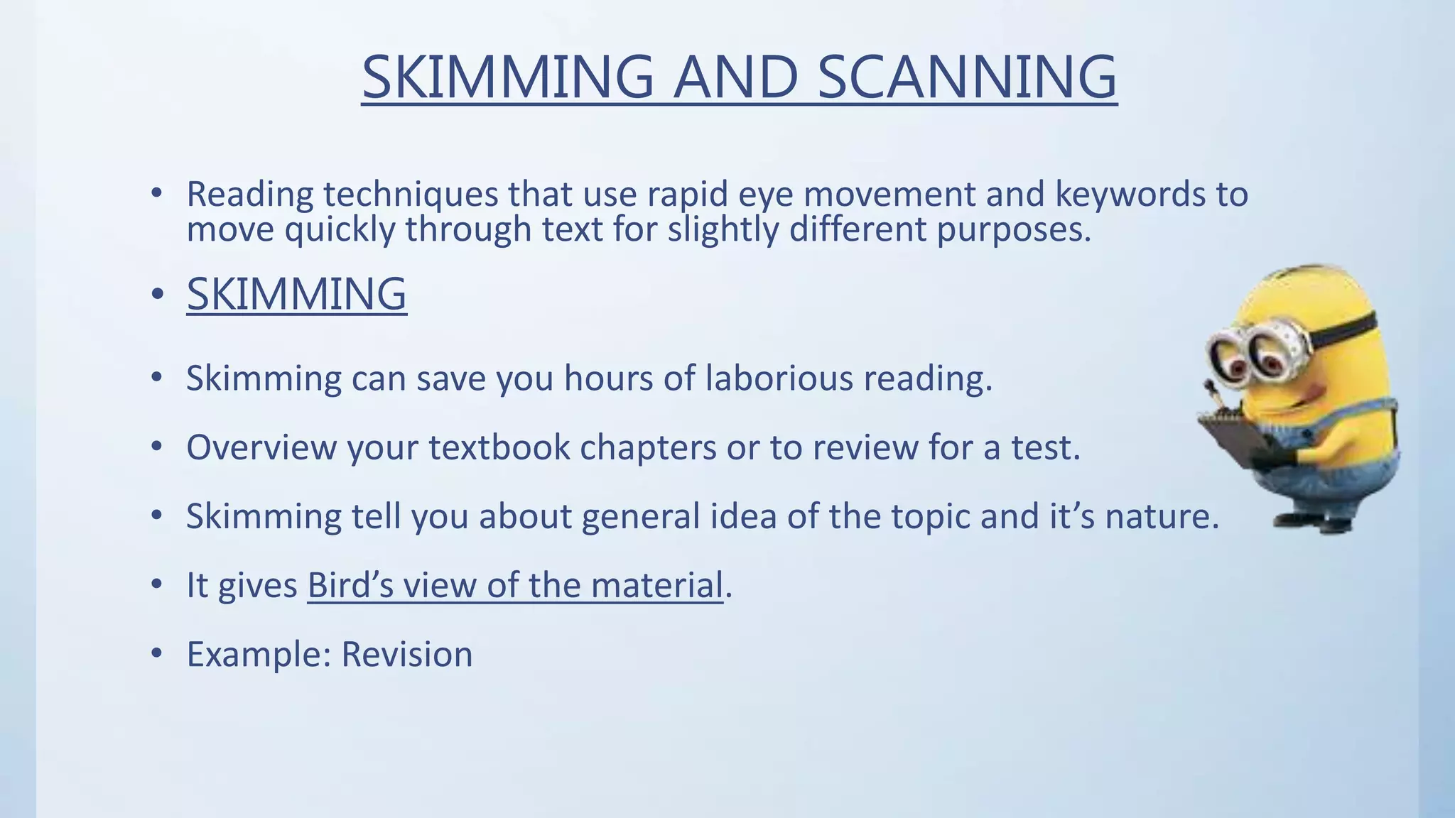 Techniques for good comprehension 1 | PPTX