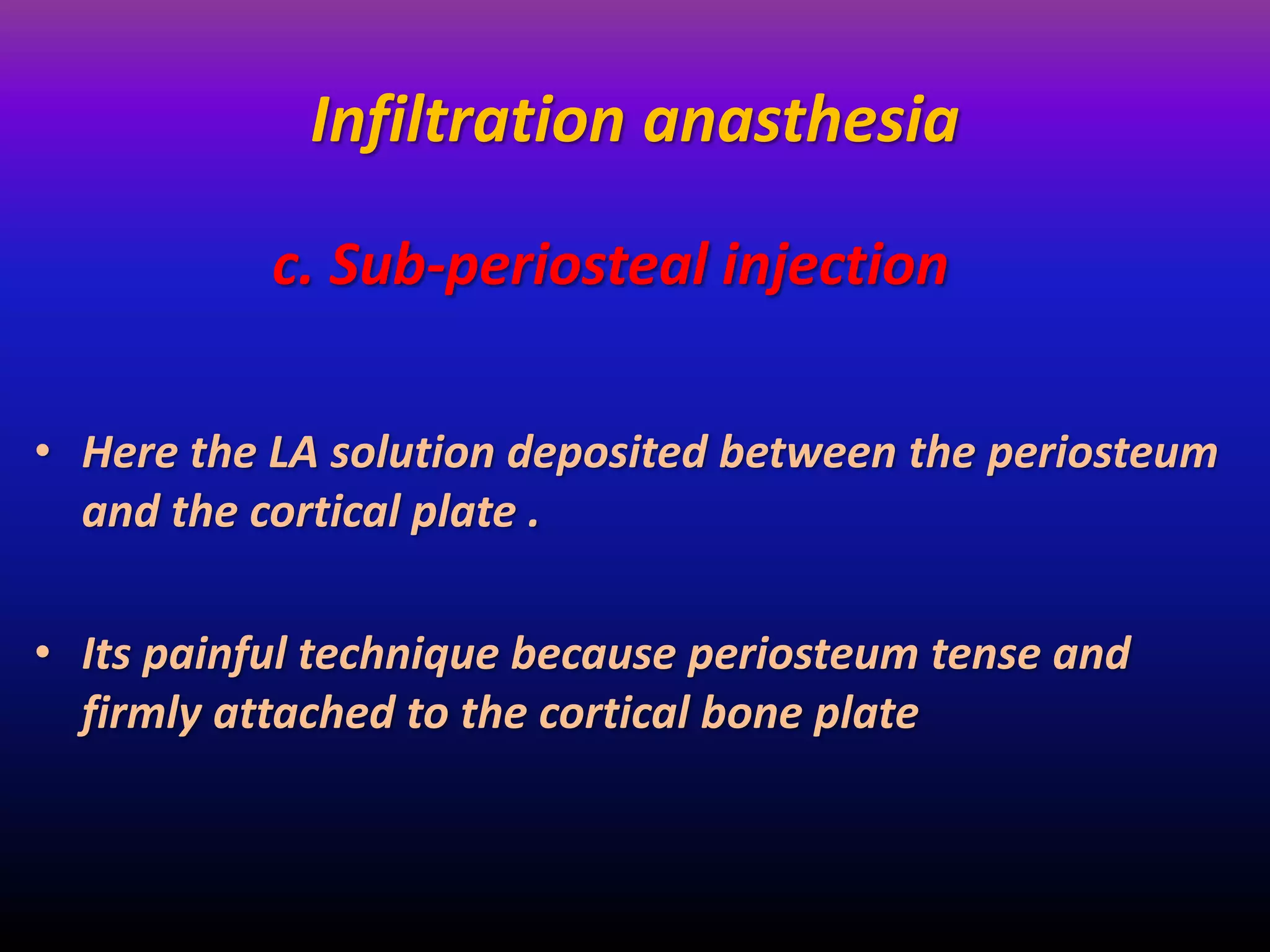 Techniques for local anasthesia in dentistry | PPSX