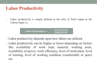 Techniques for measurement of productivity | PPTX