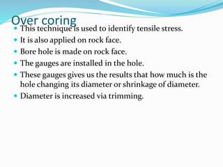 Techniques for measuring insitu stresses | PPT