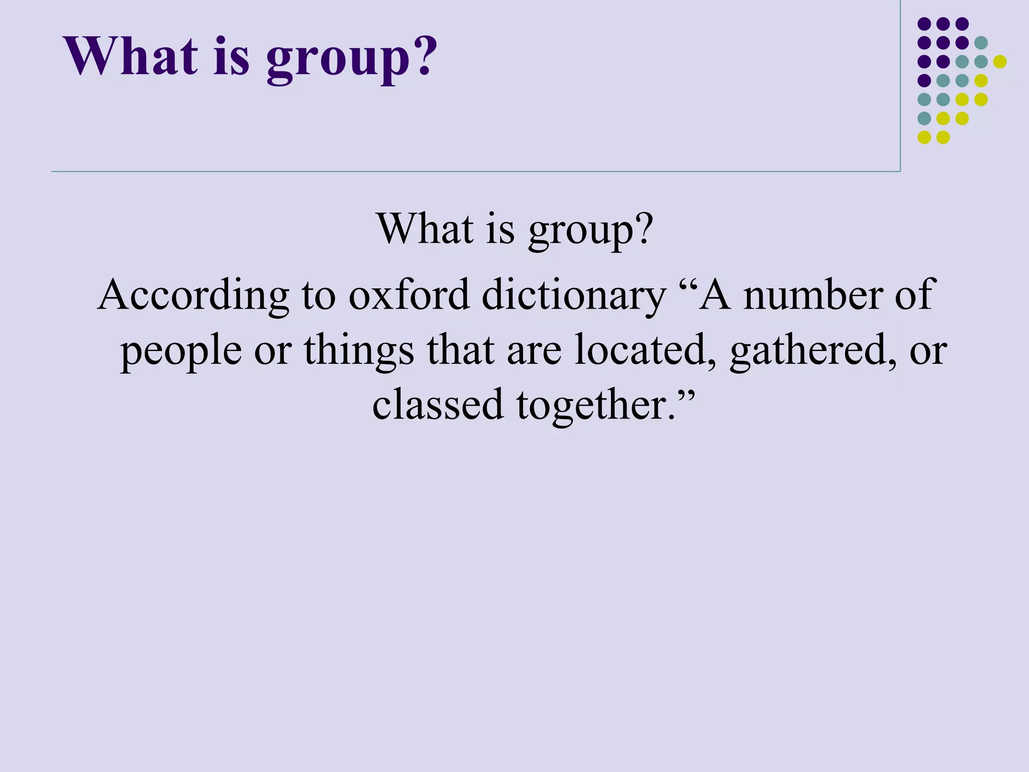 Techniques for preparing social groups | PPTX