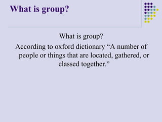 Techniques for preparing social groups | PPTX