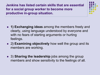 Techniques for preparing social groups | PPTX