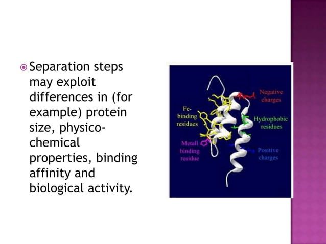 Techniques for protein purification | PPTX | Chemistry | Science