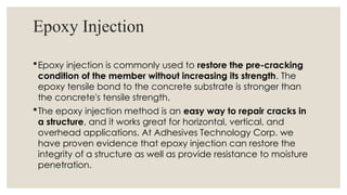 Techniques for Repair ppt for the civil engineering students | PPT