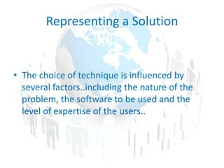 Techniques for representing the design of the solution lis 118 | PPT