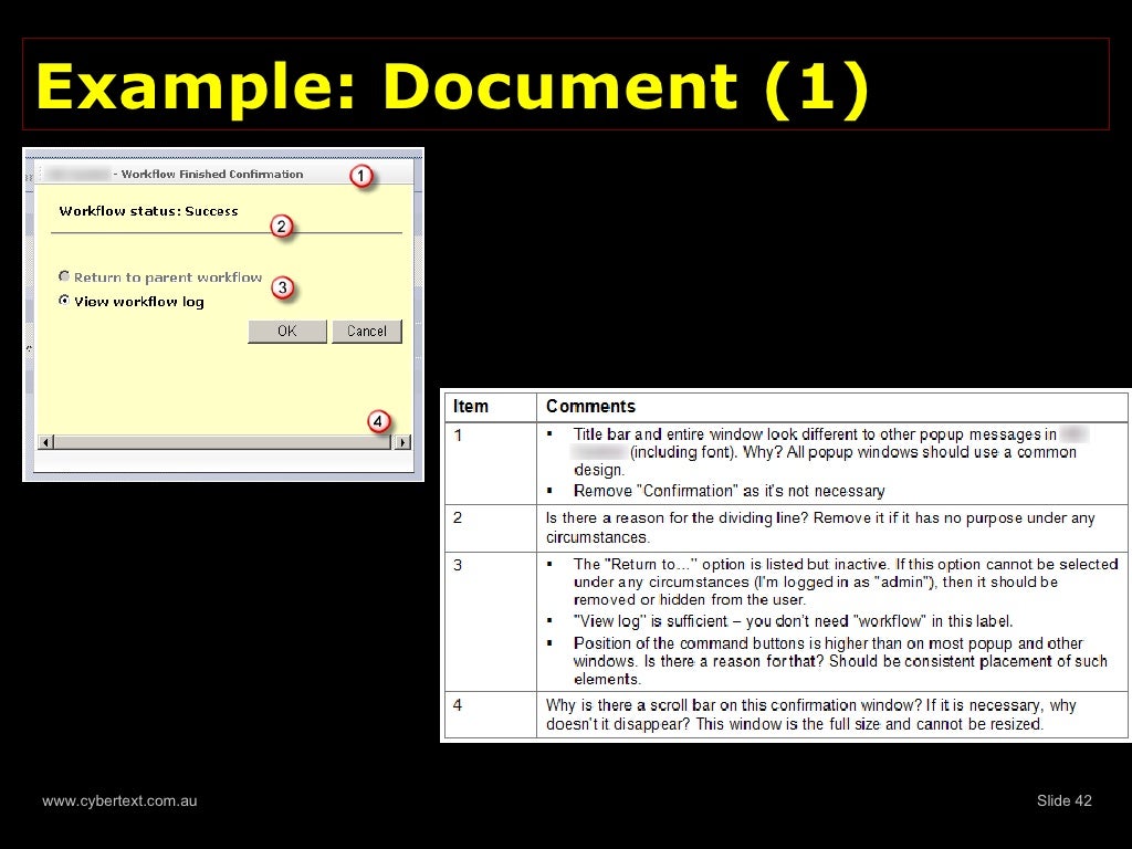 Example: Document (1)