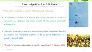 Techniques for studying insect migration | PDF