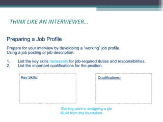 Techniques for successful job interview | PPT | Resume Writing and ...
