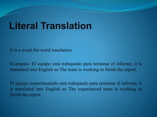 Techniques for translation | PPTX | Programming Languages | Computing