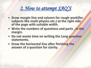 Techniques how to attempt papers tests in english. | PPTX