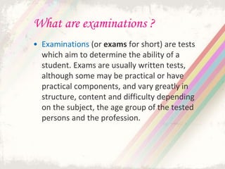 Techniques how to attempt papers tests in english. | PPTX