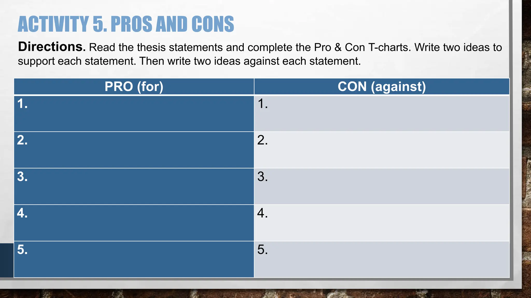Argumentative Writing and techniques in argumentation.pptx