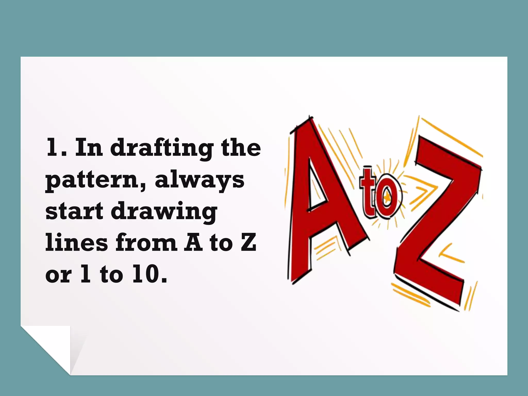 Techniques in drafting and cutting pattern | PPTX