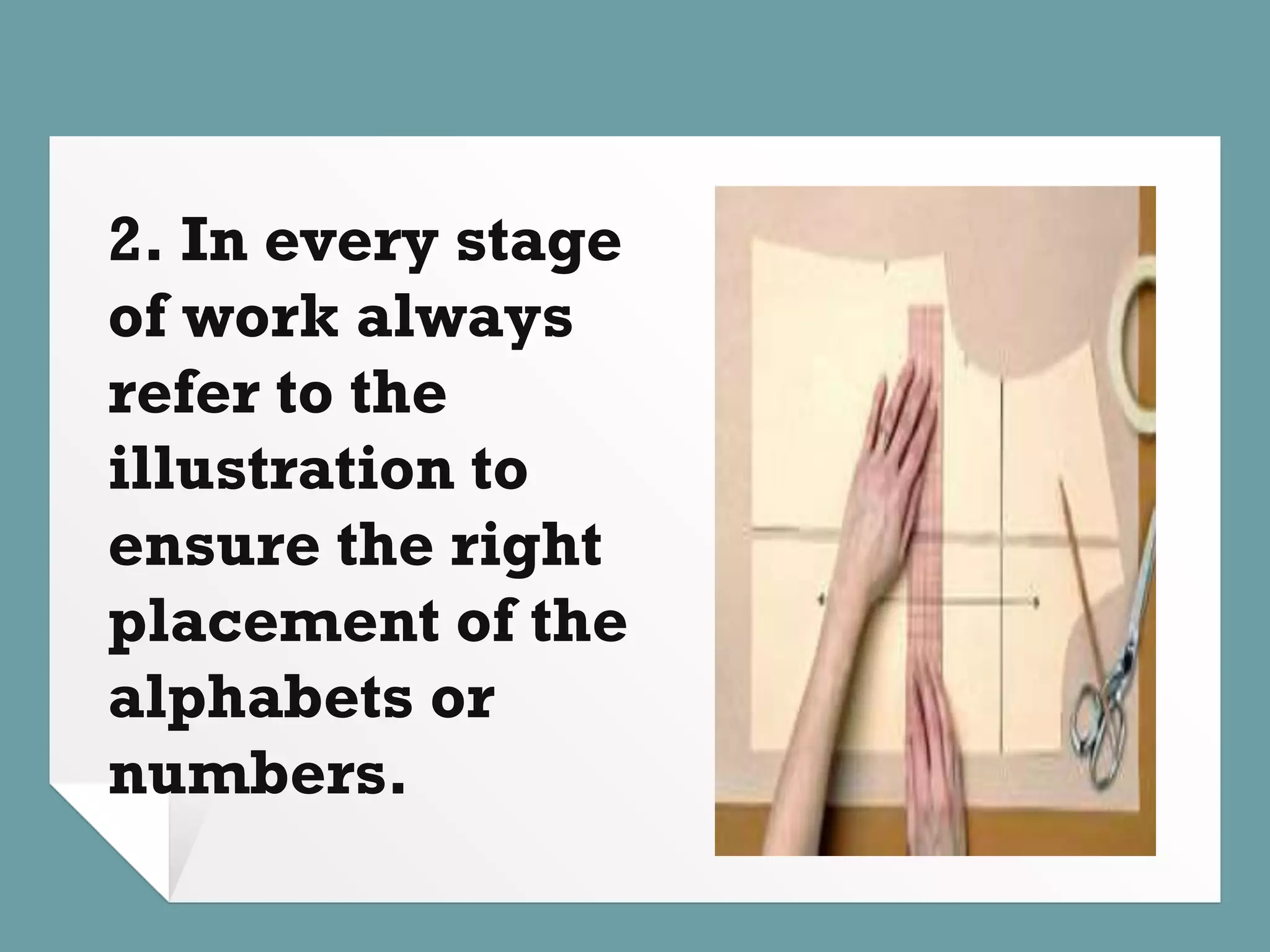 Techniques in drafting and cutting pattern | PPTX