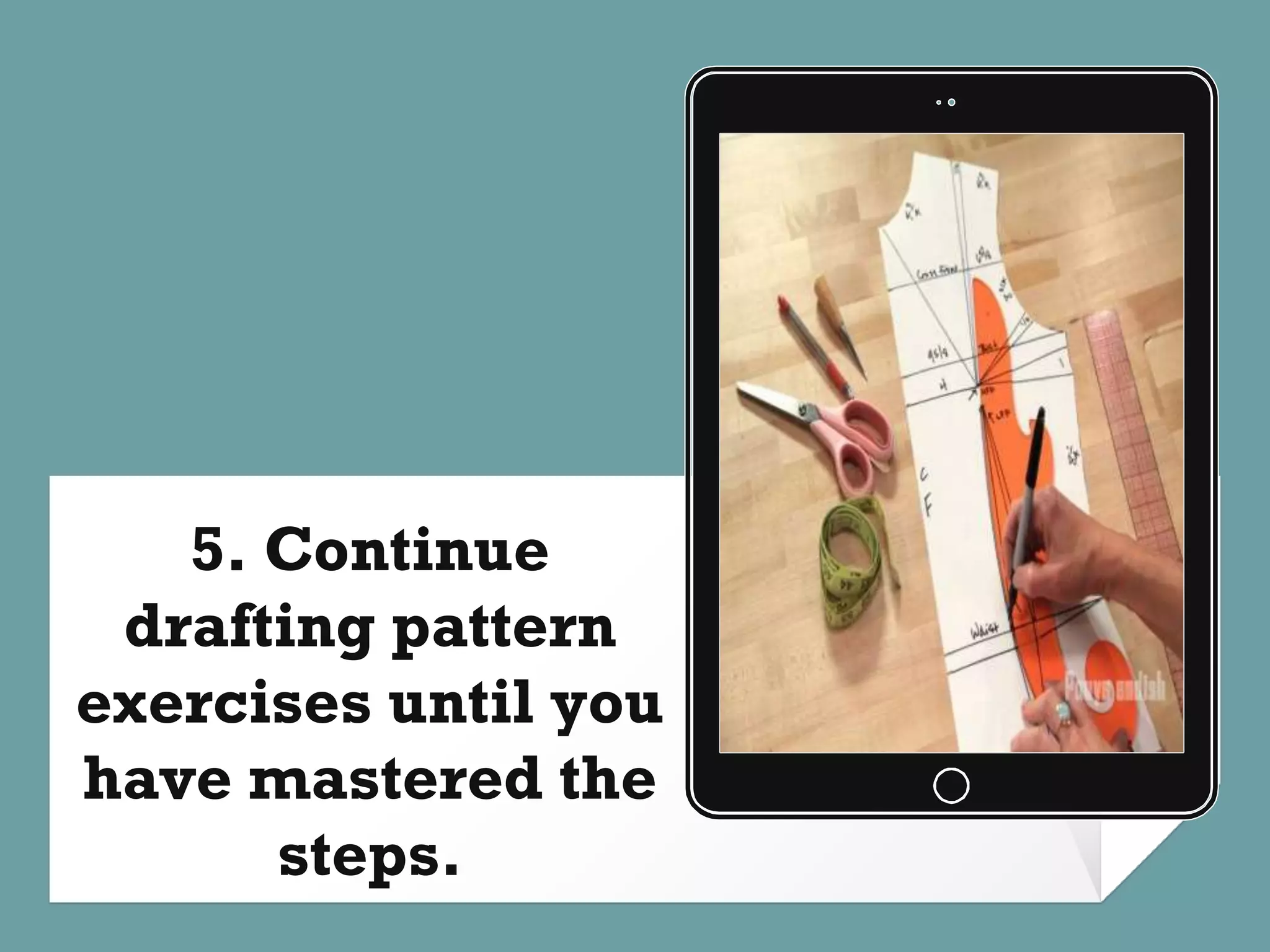 Techniques in drafting and cutting pattern | PPTX