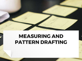 Techniques in drafting and cutting pattern | PPTX