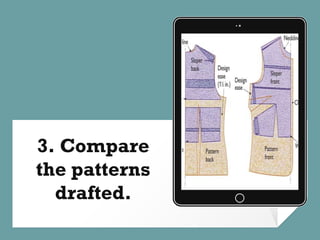 Techniques in drafting and cutting pattern | PPTX
