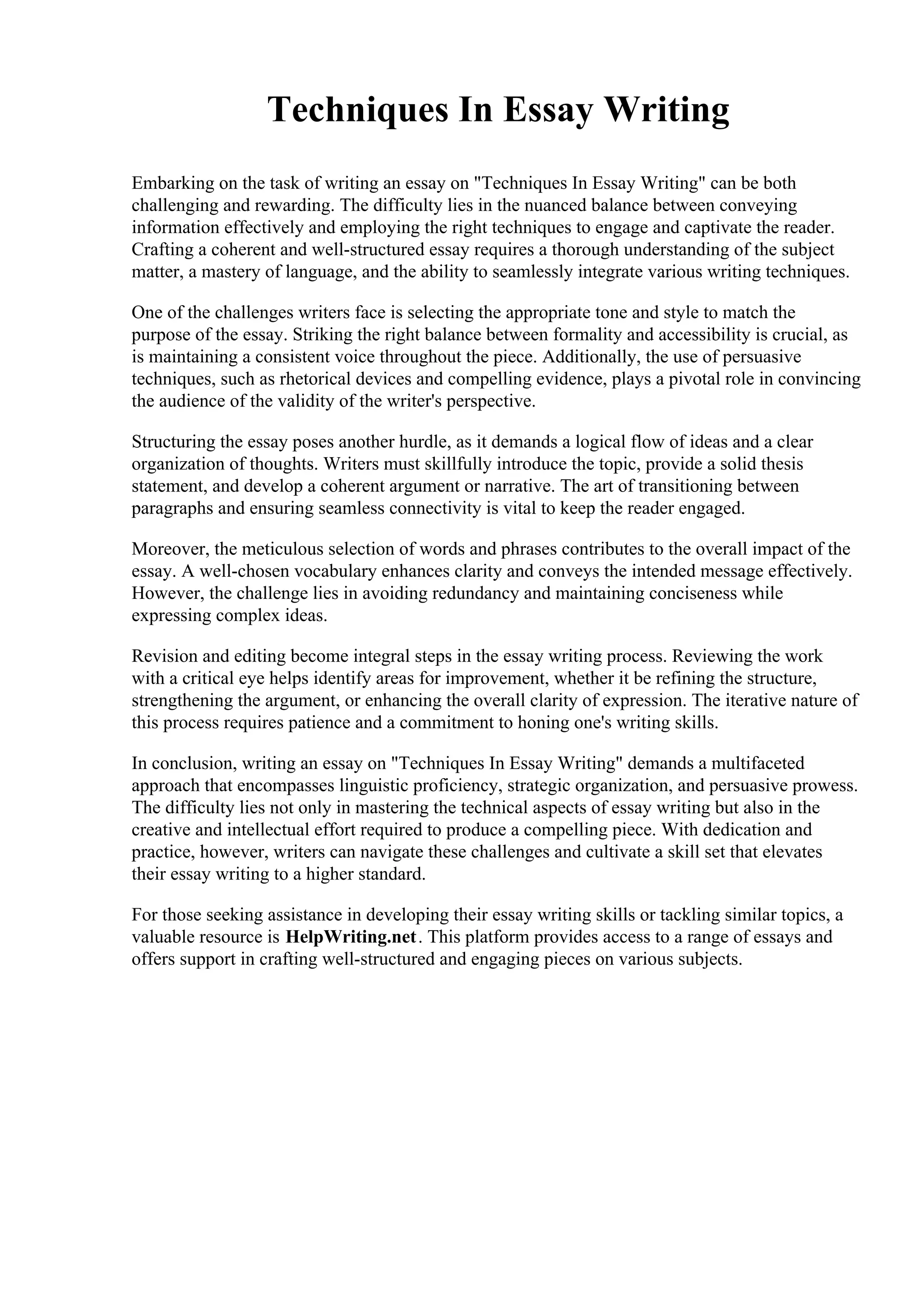 Techniques In Essay Writing.pdf