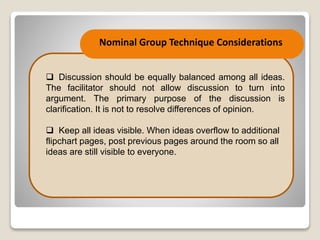 Techniques in group decision making PA report | PPTX