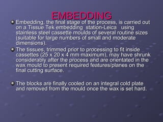 techniques in histo path.ppt and procedure | PPT