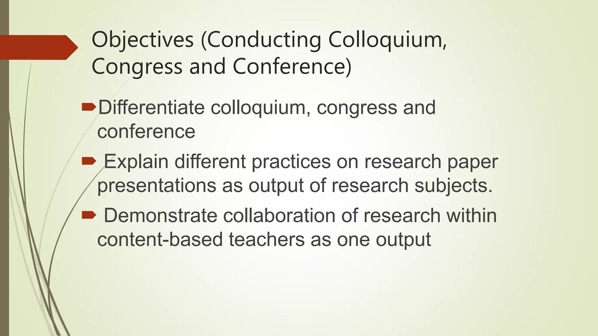 Techniques in oral presentation & conducting a research presentations | PPTX