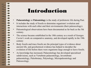 Techniques in paleontology | PPT
