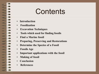 techniques in paleontology.pptx | Geology | Science