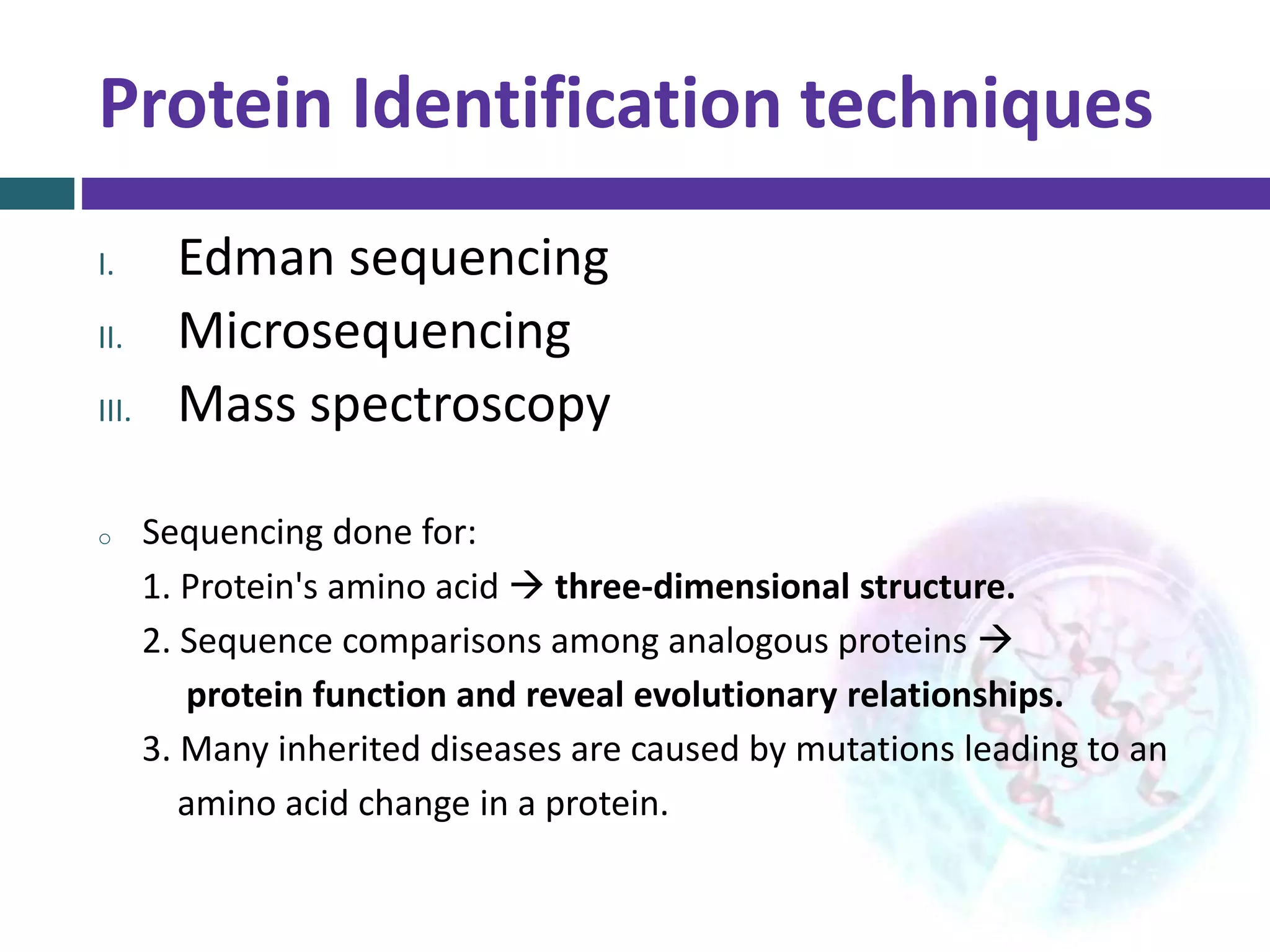 Techniques in proteomics | PPTX