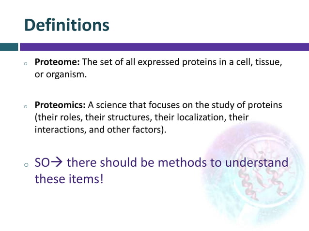 Techniques in proteomics | PPTX