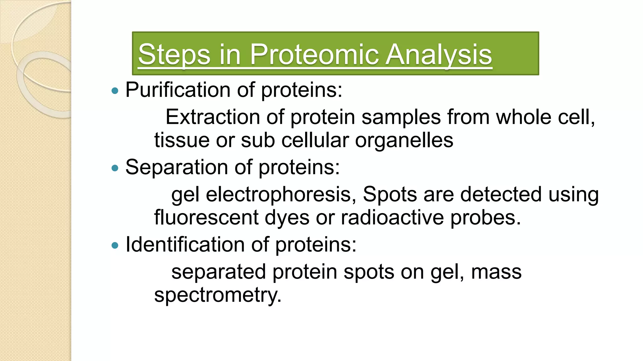 Techniques in proteomics | PPTX