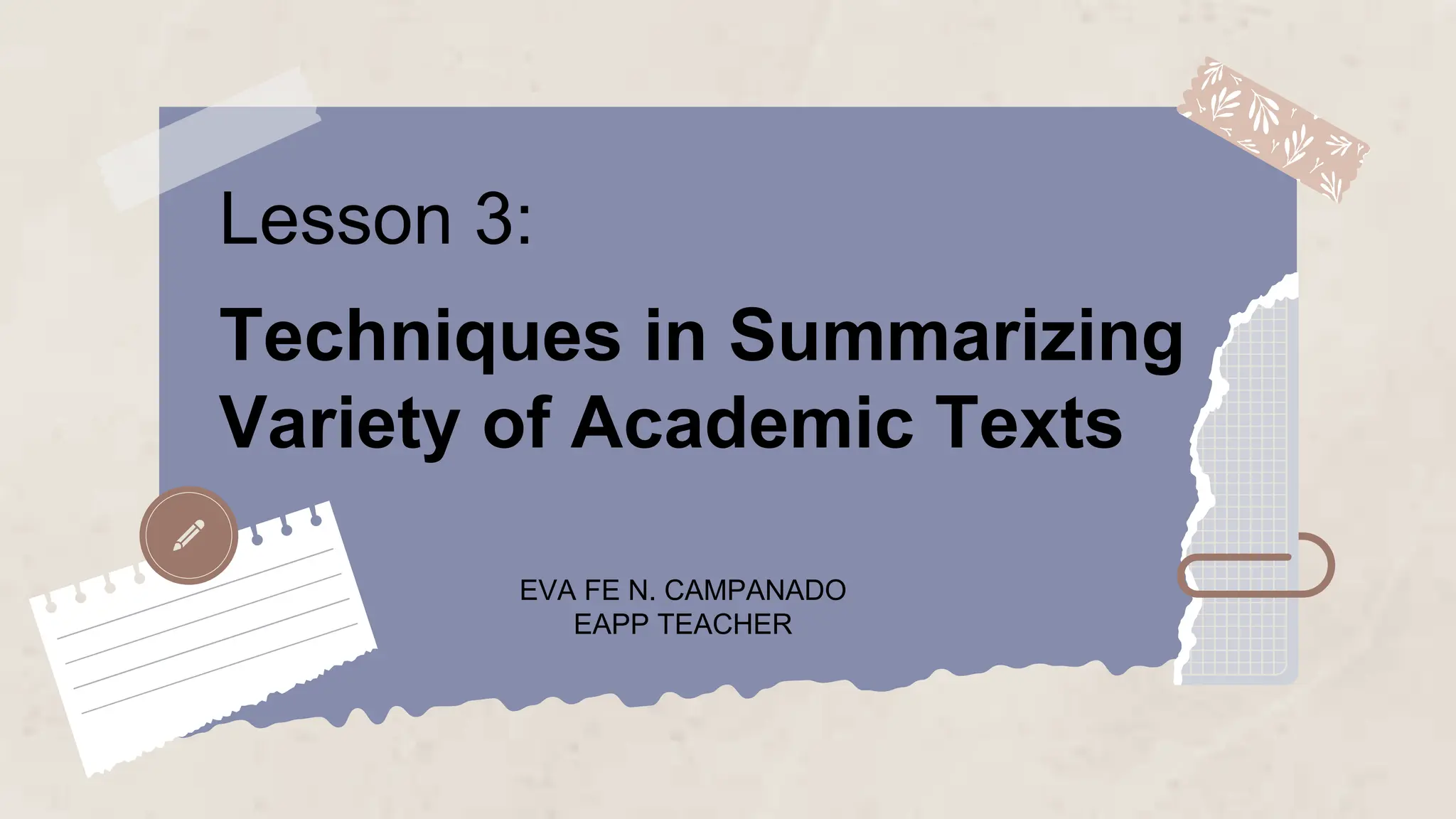 TECHNIQUES IN SUMMARIZING VARIETY OF TEXT STRUCTURE.pptx