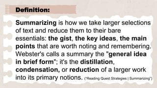 TECHNIQUES IN SUMMARIZING VARIETY OF TEXT STRUCTURE.pptx