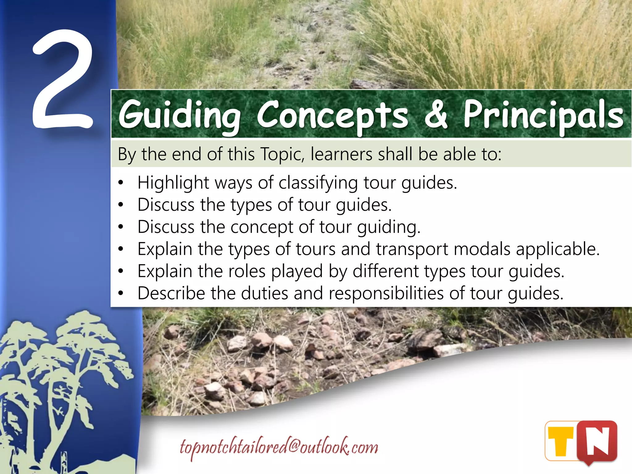 Techniques in Tour Guiding 2018 by Paul Olola | PDF